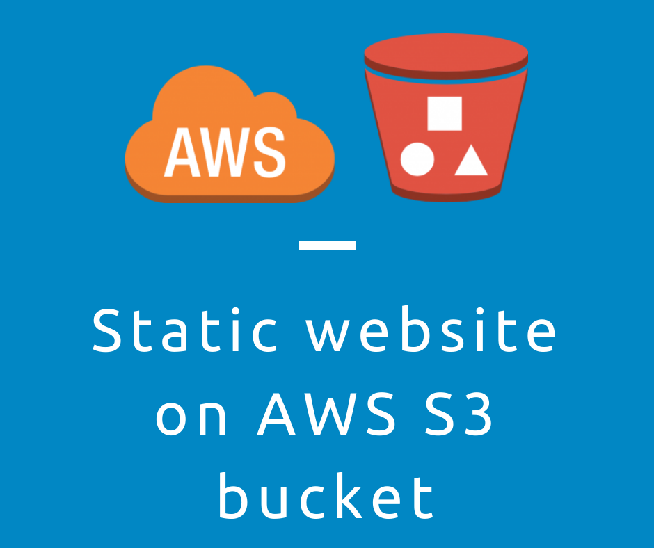 Easy set up a static website using AWS s3 and cloudfront